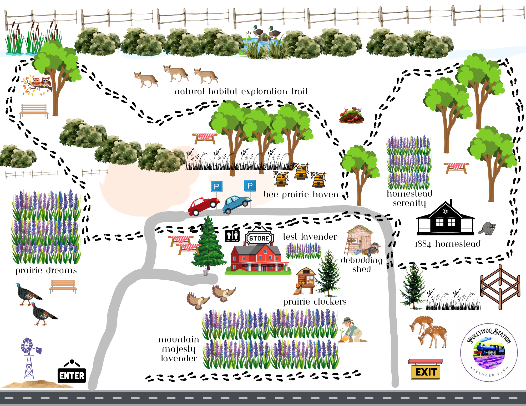 Home | Pollywog Station Lavender Farm